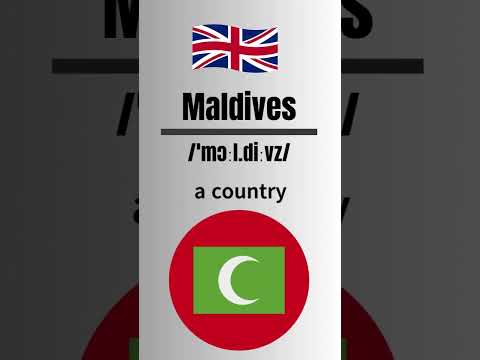 How to Pronounce Maldives Correctly-British Accent #britishpronounciation #english #learnenglish