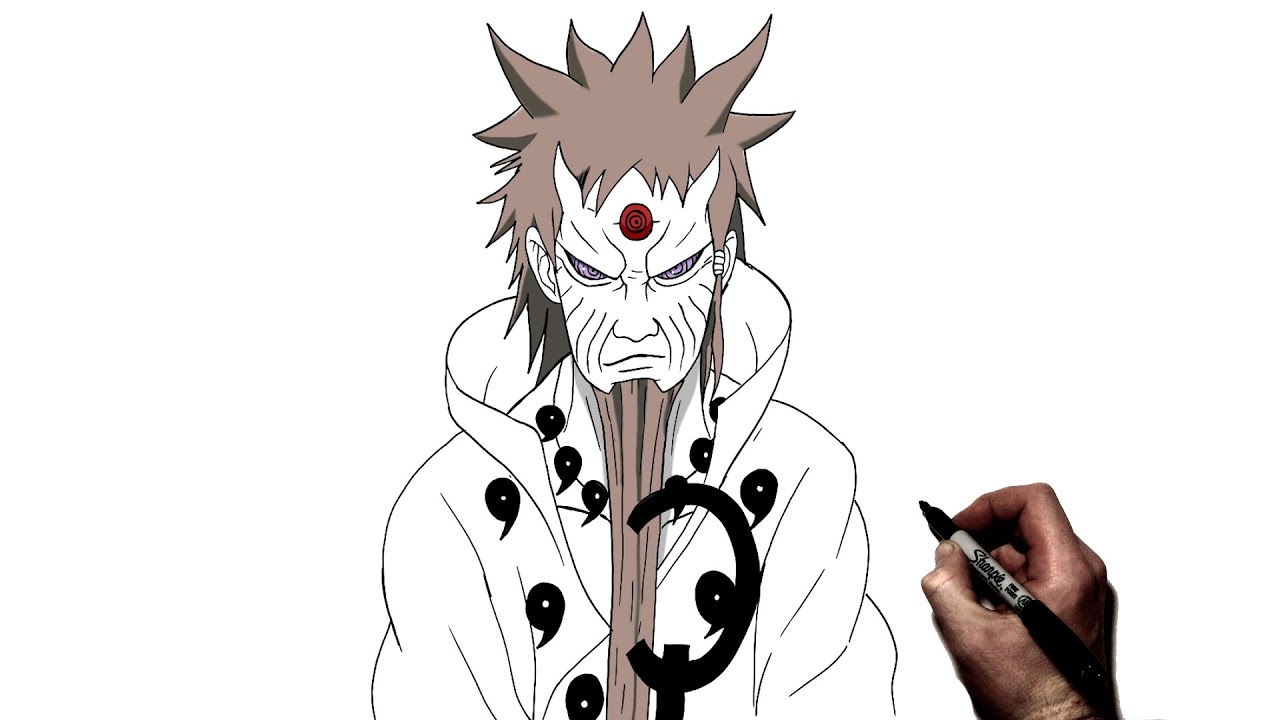 How to Draw Hagoromo | Step By Step | Naruto