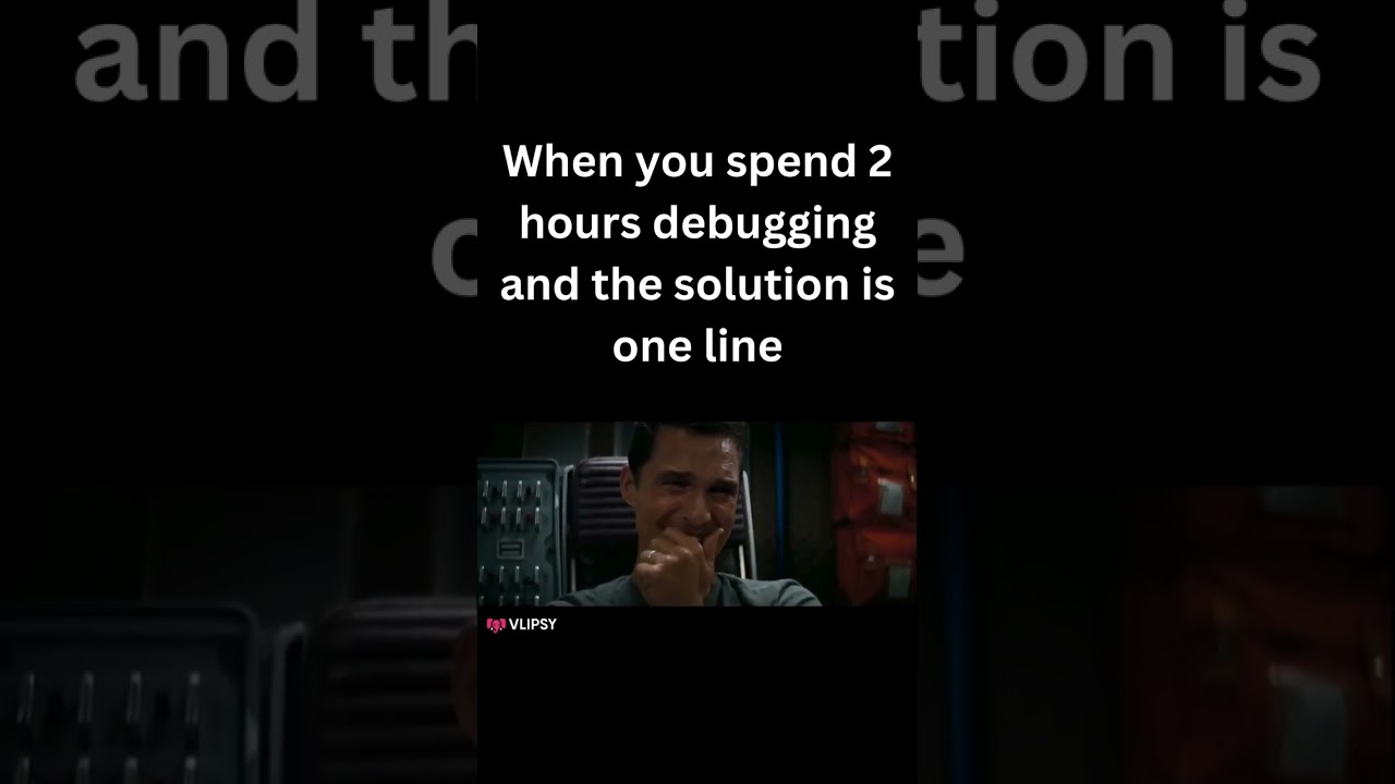 Debugging Struggles Every Programmer Knows 😅 | Coding Meme