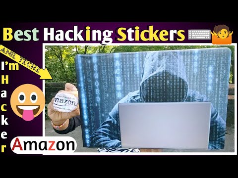 Hacker Laptop Stickers โจ๏ธ || Best Laptop Sticker Amazon || I'm Hacker Laptop ๐ @AnilTechz