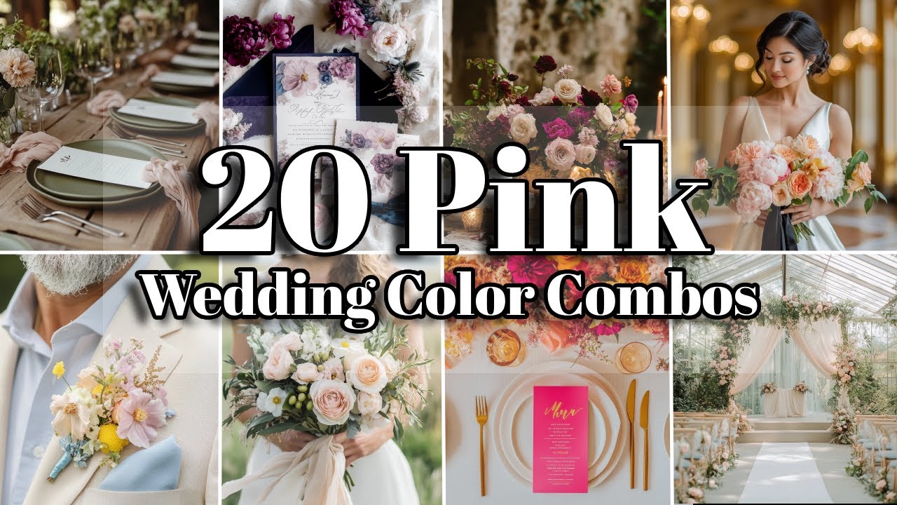 Pink Wedding Decoration Guide — 20 Stunning Color Combinations