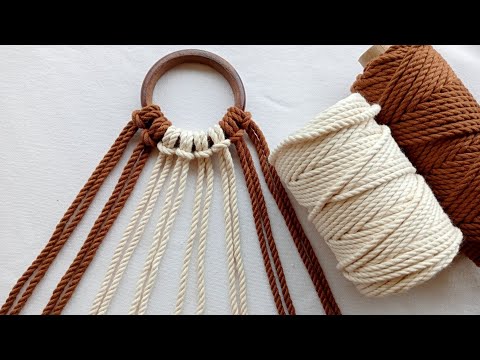 Macrame - Simple Diy Macrame Wall Hanging -Easy Macrame Plant Hanger Tutorial
