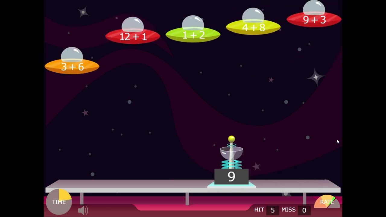 Alien Addition Math Games
