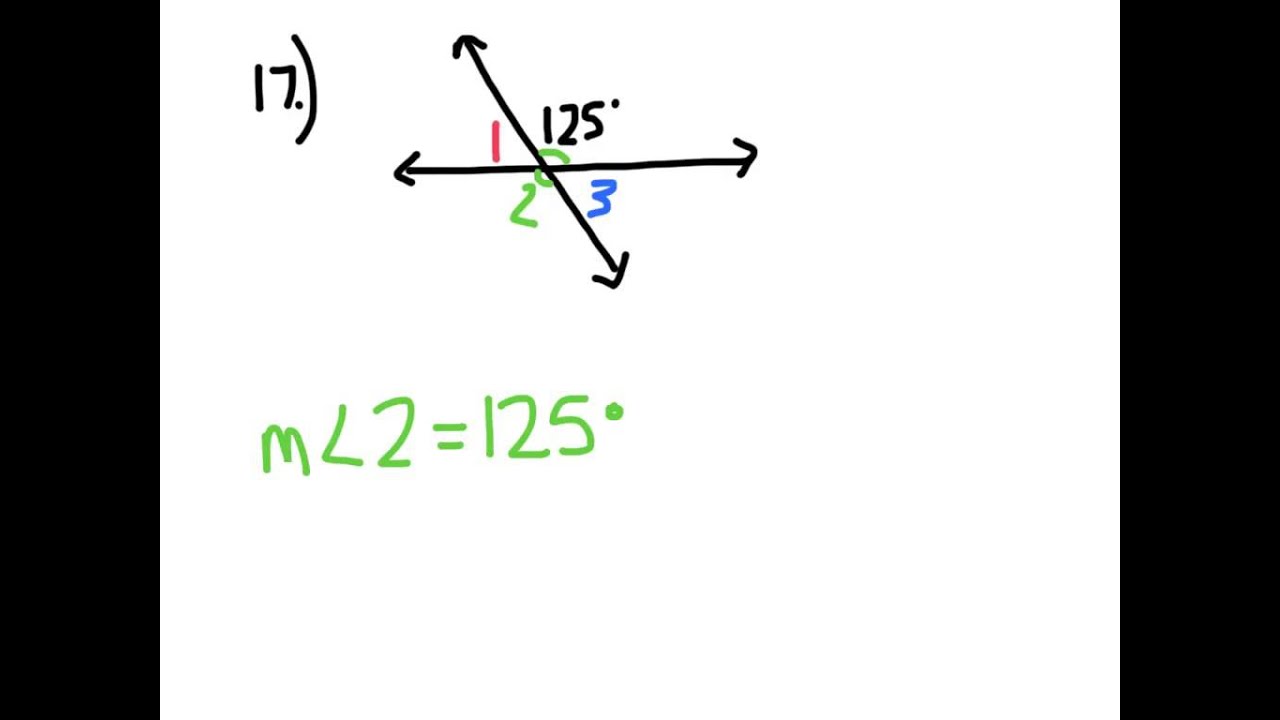 Angles Worksheet Help