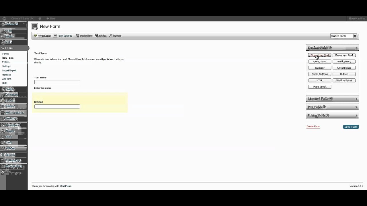 How to - Adding a Gravity Form to a WooCommerce Product quick tutorial