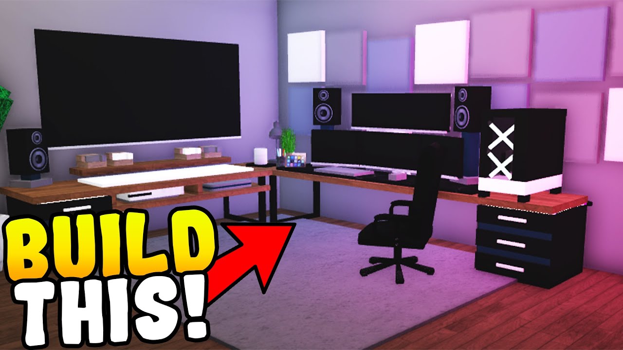 GAMING SETUP BUILD HACK In Bloxburg!