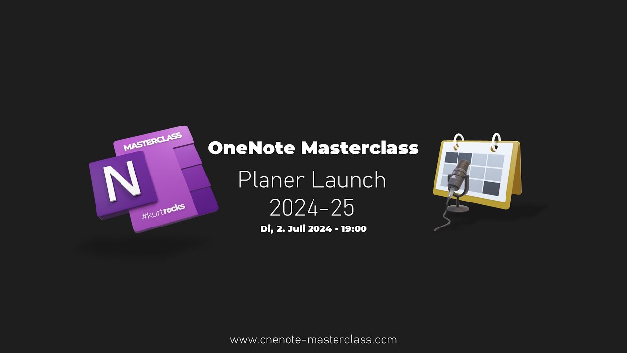 OneNote Masterclass Planer - OneNote Masterclass