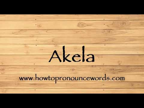 How To Pronounce Akela ? How To say Akela New Video