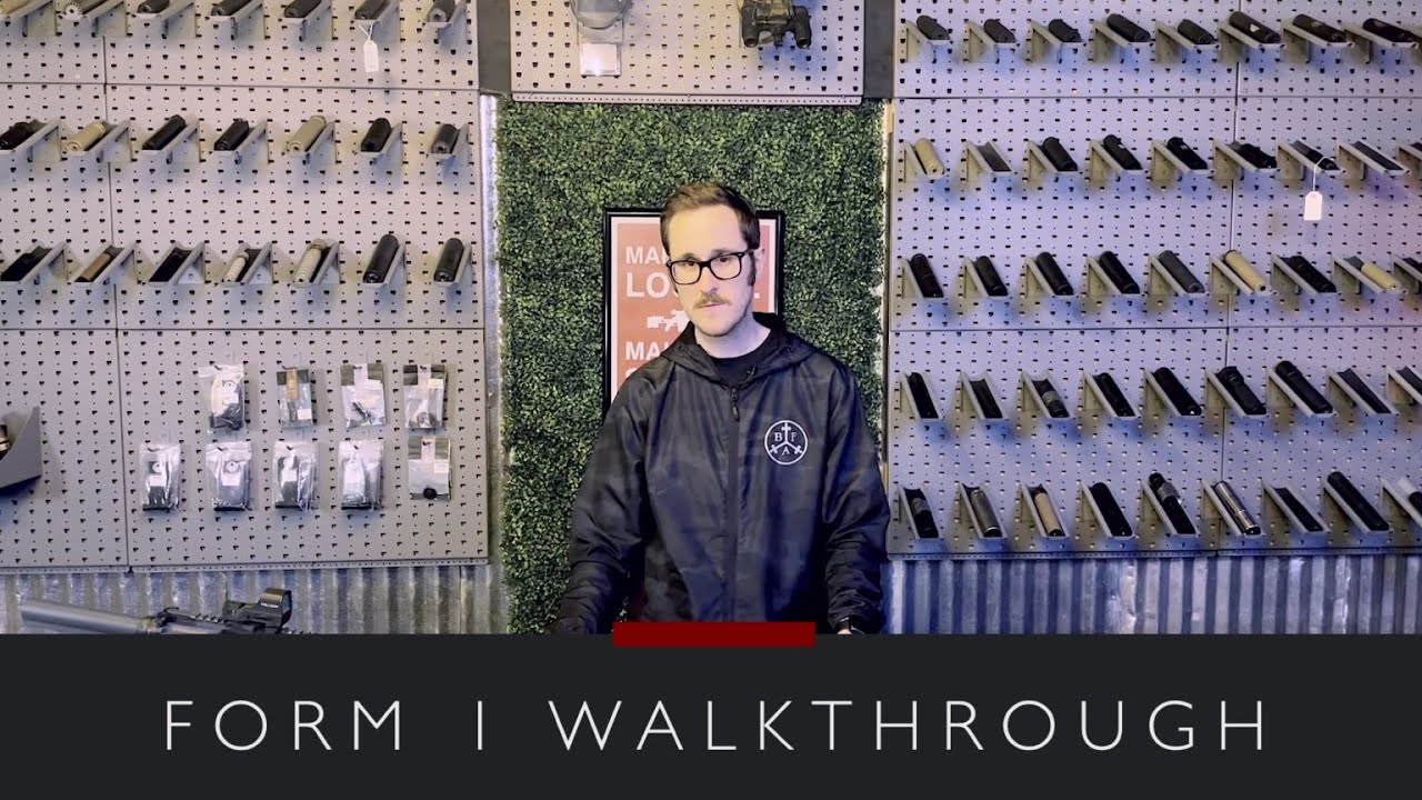 Form 1 Walkthrough