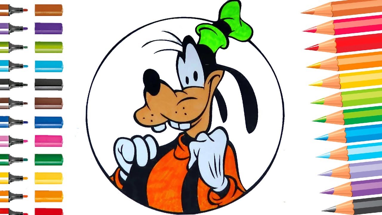 Goofy Coloring Pages for Kids