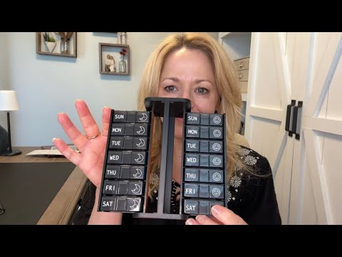 Review: Large 7-Day Pill Box with Removable Compartments #ad