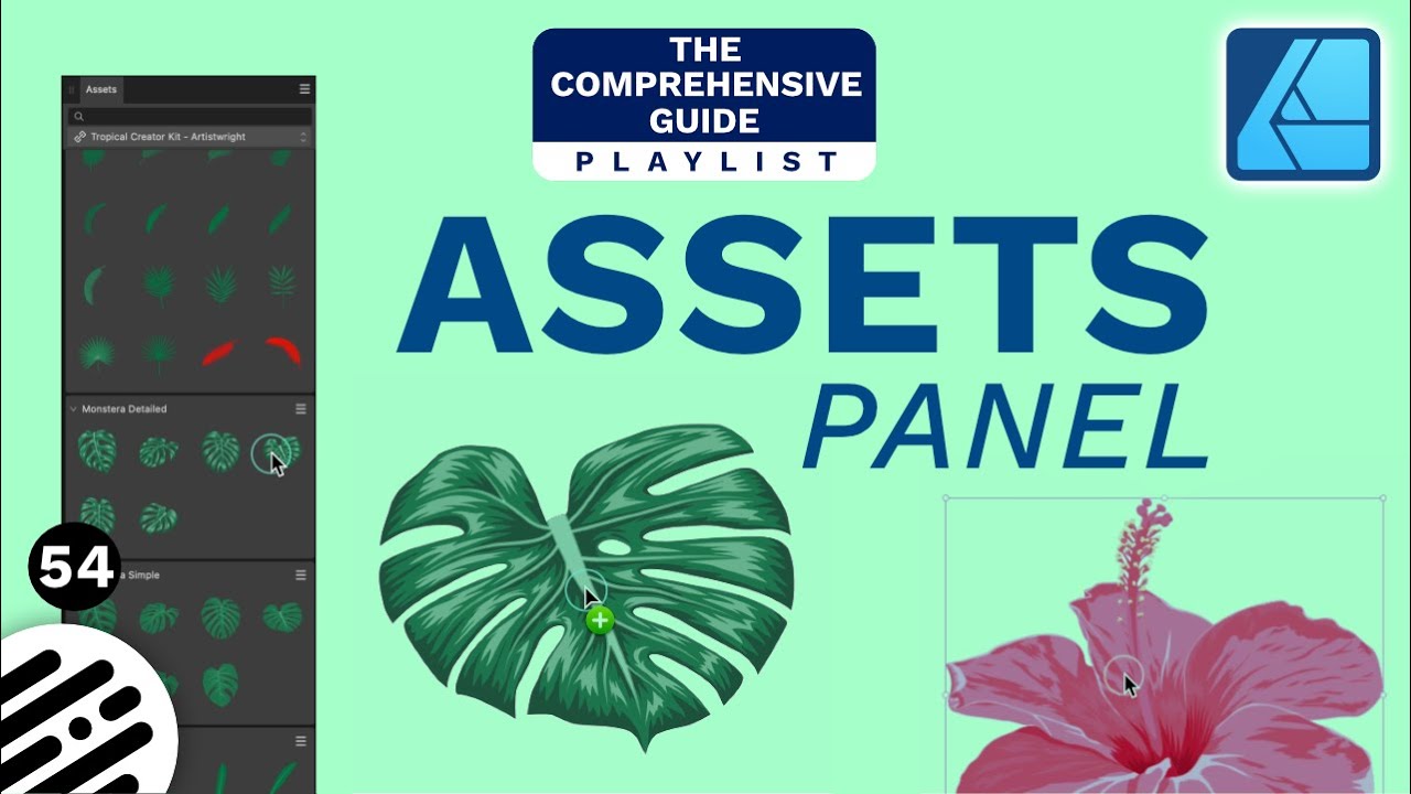 Affinity Designer Tutorial: Assets Panel