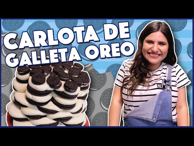 Carlota de galletas Oreo, ¡rellena de queso crema y chocolate blanco ...