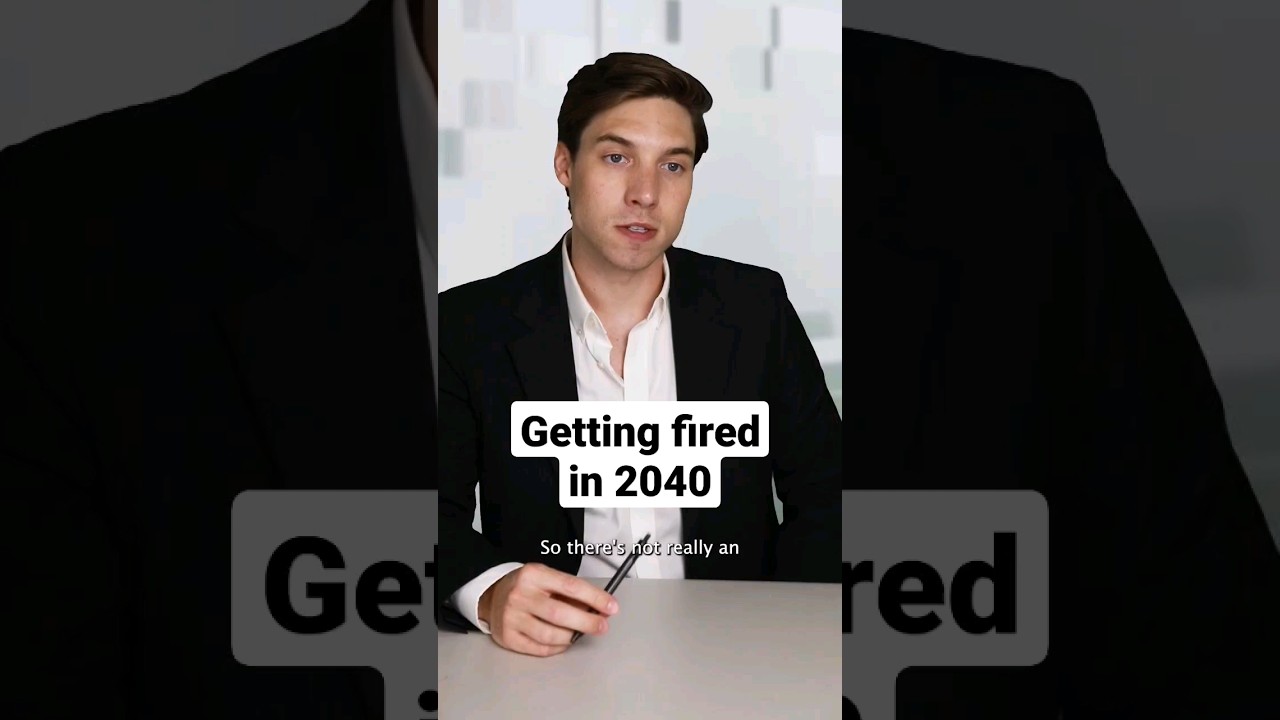 Getting fired in 2040. 🤵‍♂️ #skit #skits #funny #comedyskit