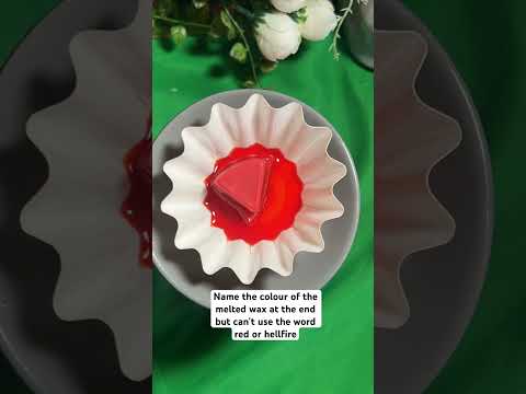 Can you create a name for the melted wax at the end without using the words we chose? #waxmelts