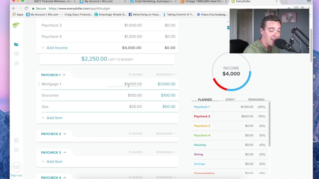 EveryDollar Tutorial: Budgeting Weekly Paychecks