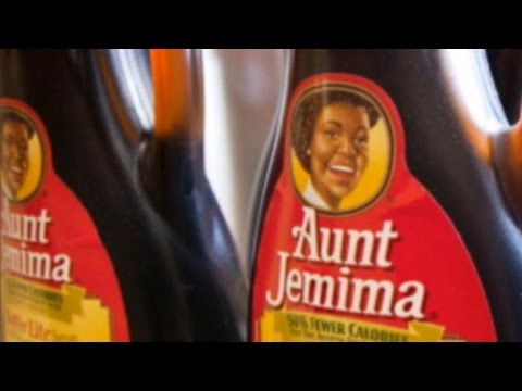 Behind the image of Aunt Jemima