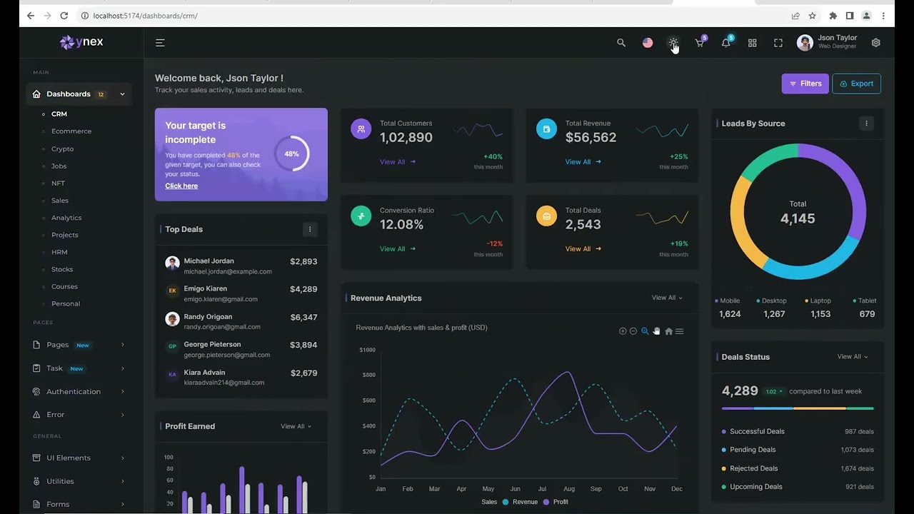 Ynex React-ts Installation Process