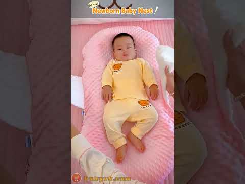Is Your Newborn's Sleep a Challenge? Discover the Comfort of the Newborn Baby Nest! #babycare #baby