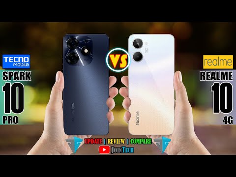 TECNO SPARK 10 PRO VS REALME 10 4G FULL SPECIFICATIONS COMPARISON