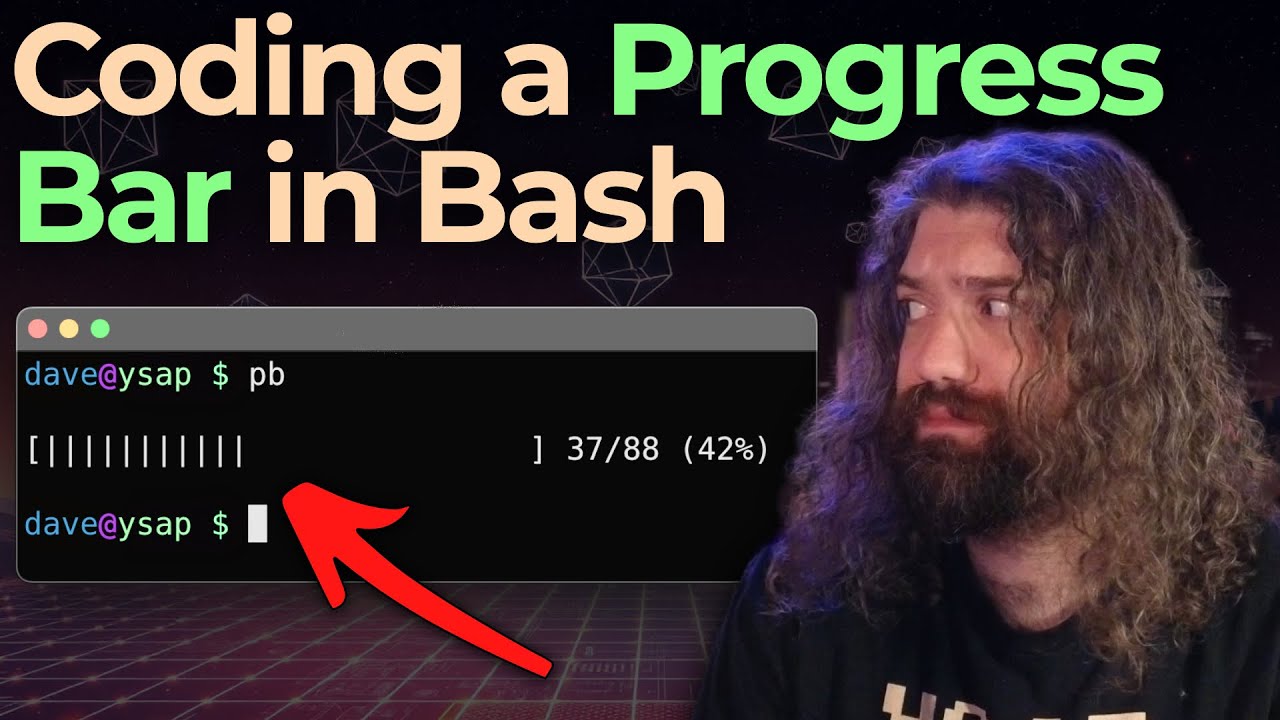 Creating an Animated Progress Bar from scratch in Bash to batch-process files!