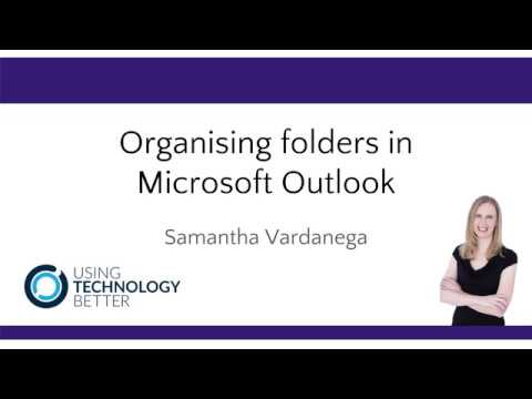 How to organise your folders in Microsoft Outlook