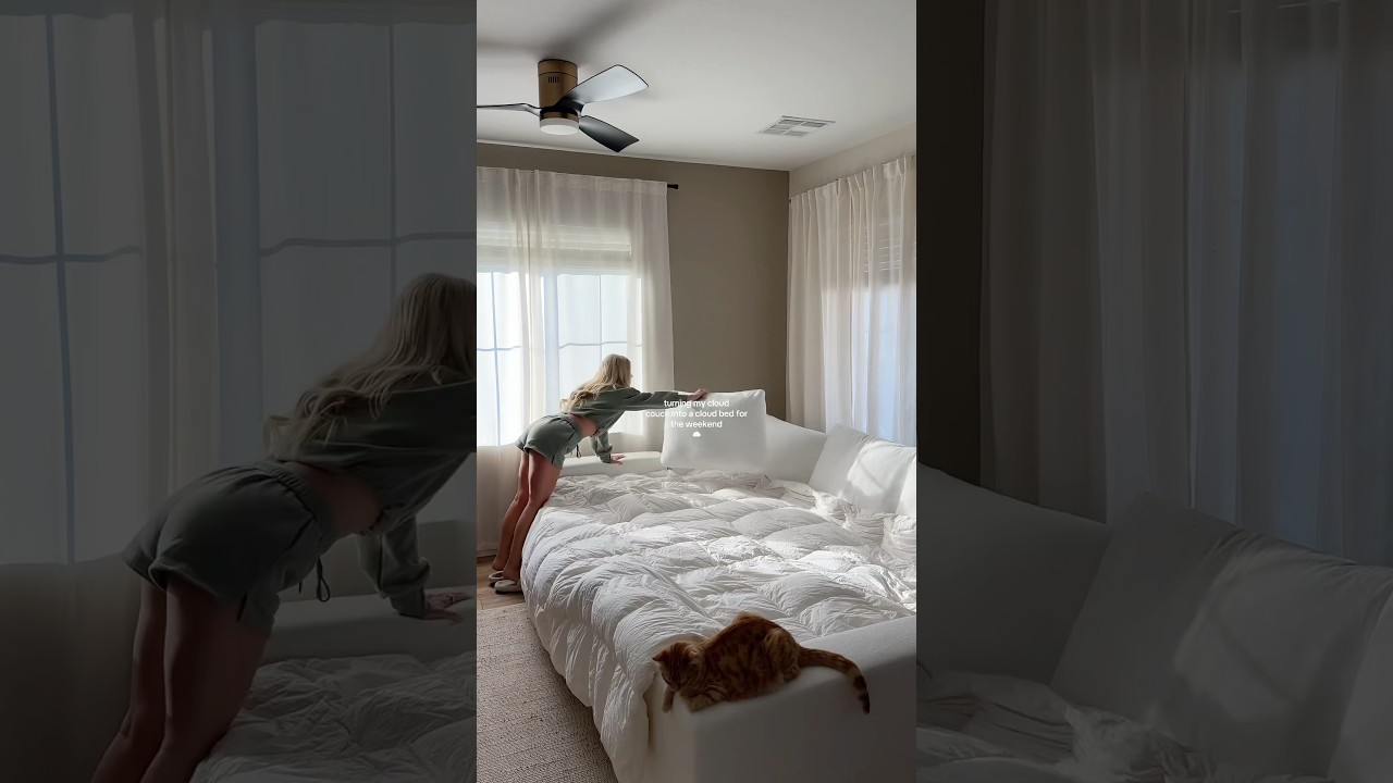 From cloud couch to cloud bed #home #amazon