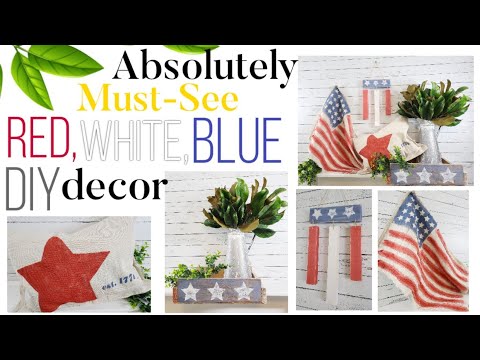 ๐ฟ 4 Must See Red, White and Blue Decorations everyone will LOVE!