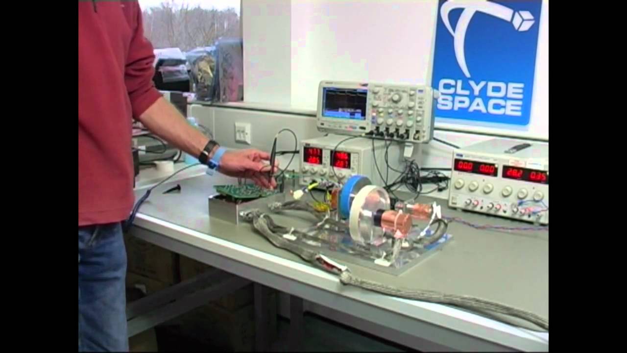 Control Moment Gyro for Small Satellites Electronics Testing