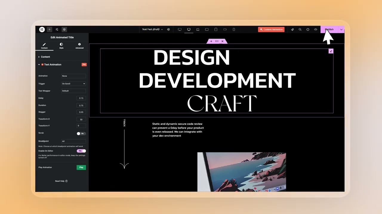 What's The BEST Way to Create Split Text Animation in WordPress