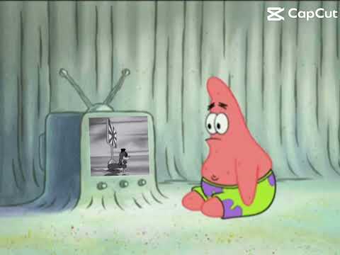 Patrick Star watching some TV