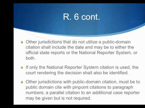 Parallel Cites in Court Documents