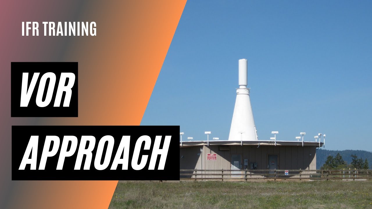 Shooting a VOR Approach | IFR Training | VOR Explained