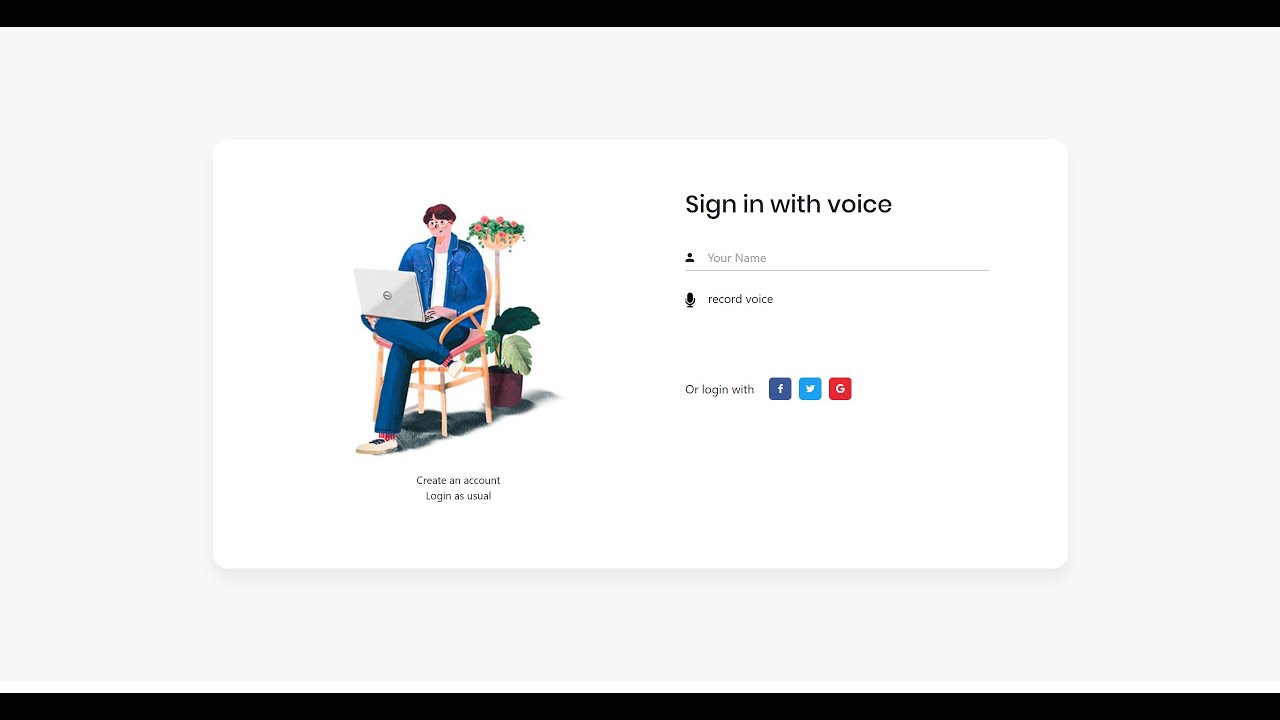 Voice Authentication System | Speaker Recognition System | Django Banking WebApp | Saad Zahid