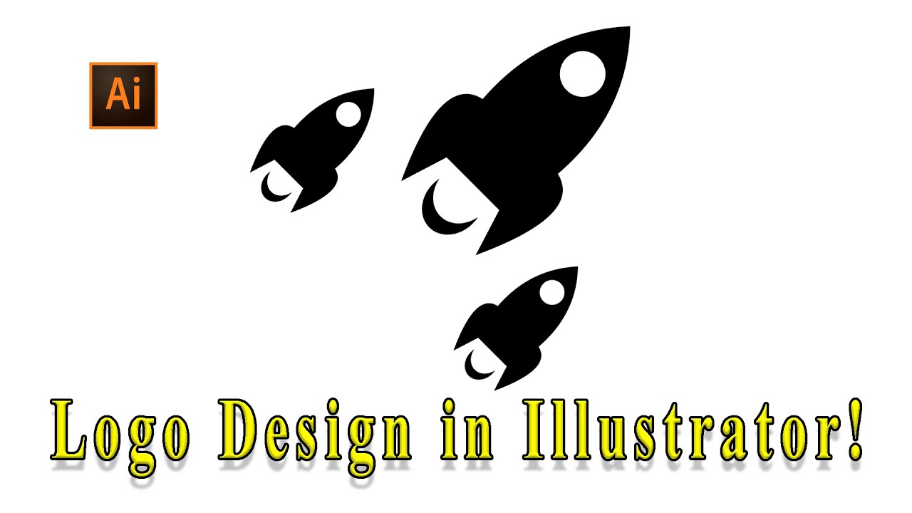How to Design a Rocket Logo in Adobe Illustrator | Easy Step-by-Step Tutorial