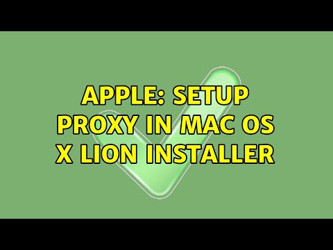 Apple: Setup proxy in Mac OS X Lion Installer