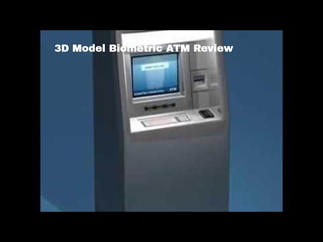 Biometric ATM 3D Model - FlatPyramid