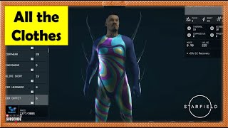 All the Apparels-Clothes-Outfits in Starfield at Starfield Nexus - Mods ...