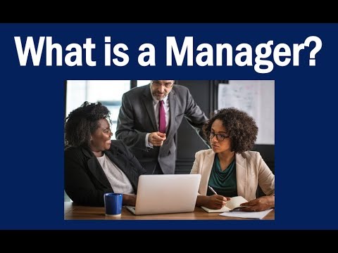 What is a Manager?