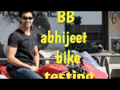 Big boss abhijeet bike testing super video don't miss it