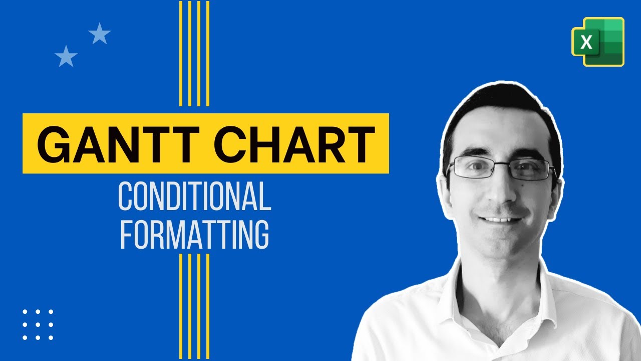 Gantt Chart with Conditional Formatting in Excel? Done in 3 Minutes! (No Add-ins)