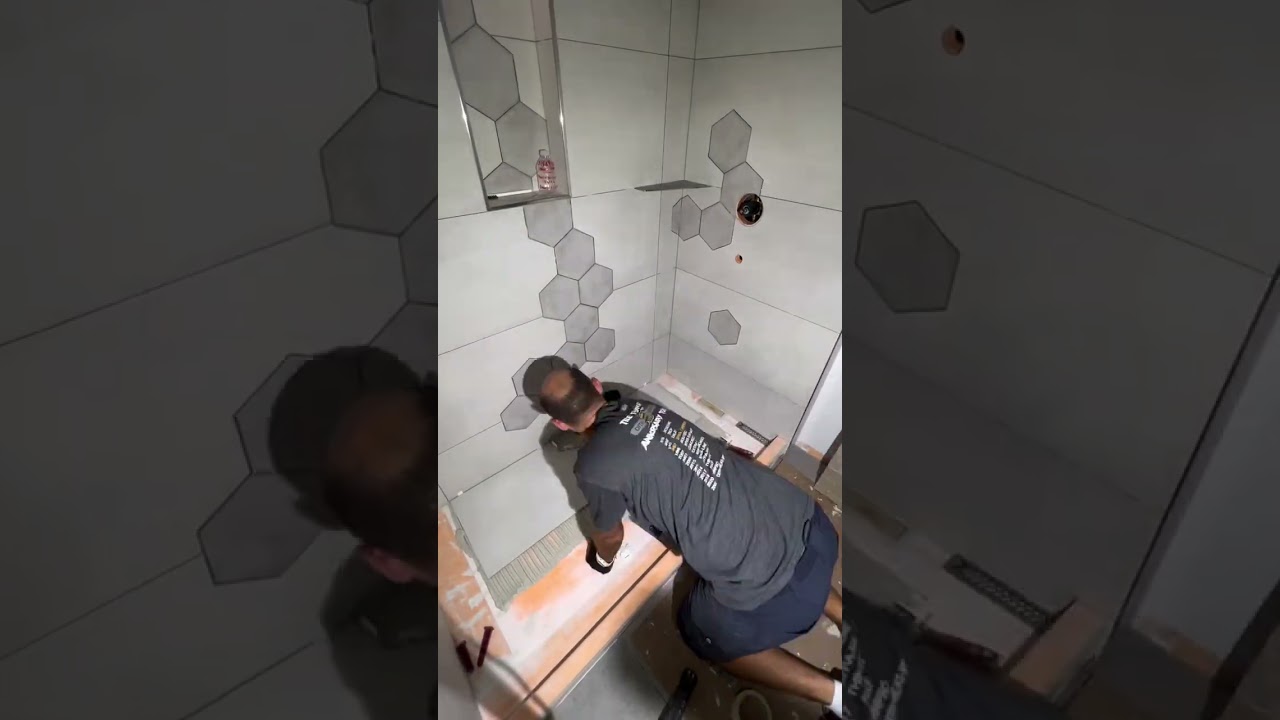 The hexagonal pattern allows for creative layout options,