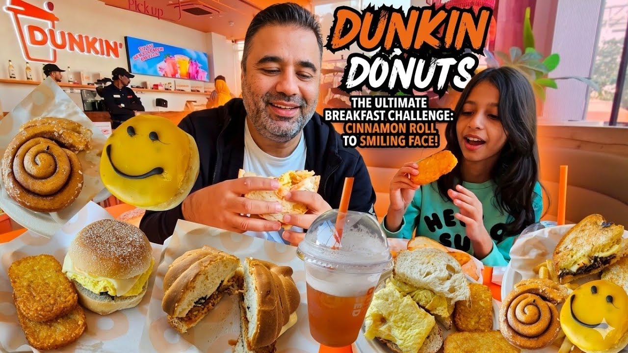 Aaj DUNKIN DONUTS pay Sandwiches aur Coffee 
