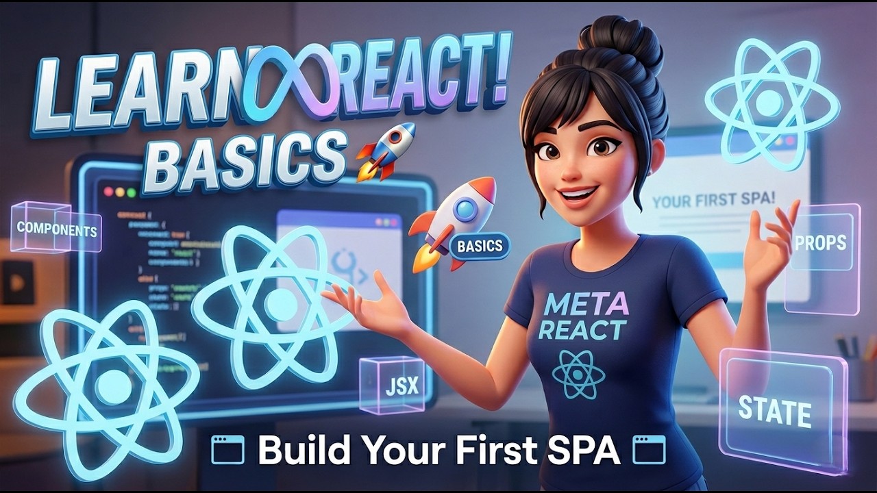 Meta React Basics 🚀 | Learn React Components, JSX, Props & Build Your First SPA