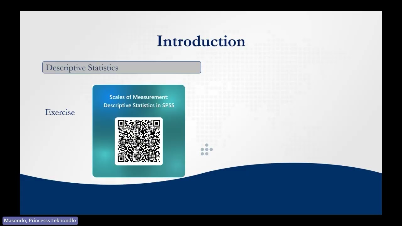 Stats Workshop - Descriptive Statistics