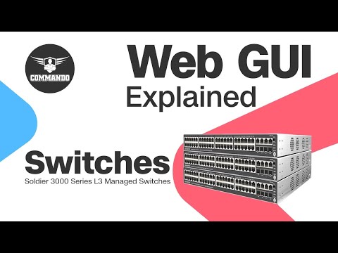 SoldierOS 3000 Web GUI Explained - COMMANDO Soldier C3000 / E3000 Series L3 Managed Switches
