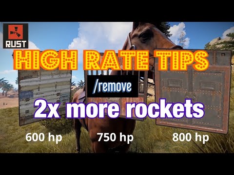 Rust - High Rate Tips: Garage Door vs Shop Front vs Armored Door - What's Best for Modded Servers?