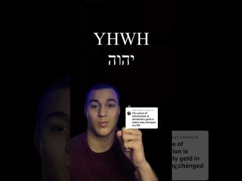 HIDDEN MEANING OF YHWH 🤯😳 #jesus #bible #god #yhwh