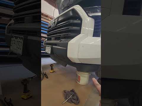 How to lower Front Air Dam - Toyota Tundra 2022 2023 2024 2025 #mechanic