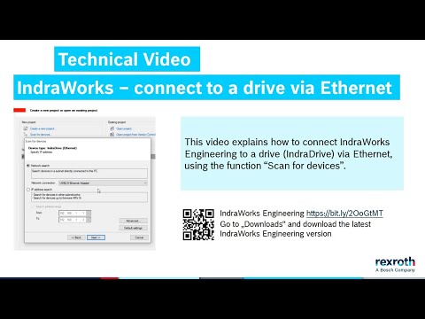 IndraWorks – Connecting to a Drive using Ethernet